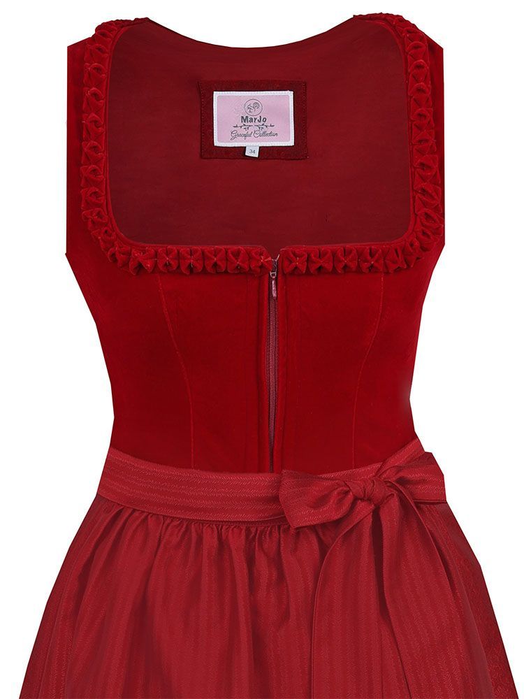 Dirndl Emmering 70cm Länge kirsche kaufen bei Hood.de