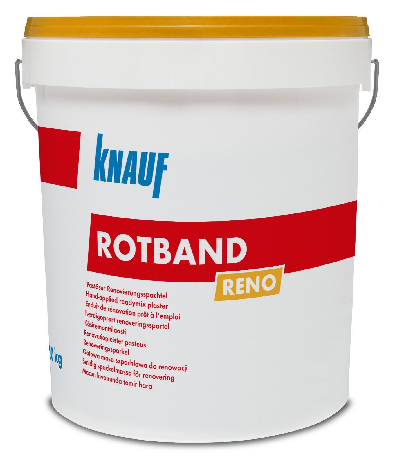 KNAUF Rotband Reno Pastöser Renovierungsspachtel 20kg - Gebinde: 20kg ...