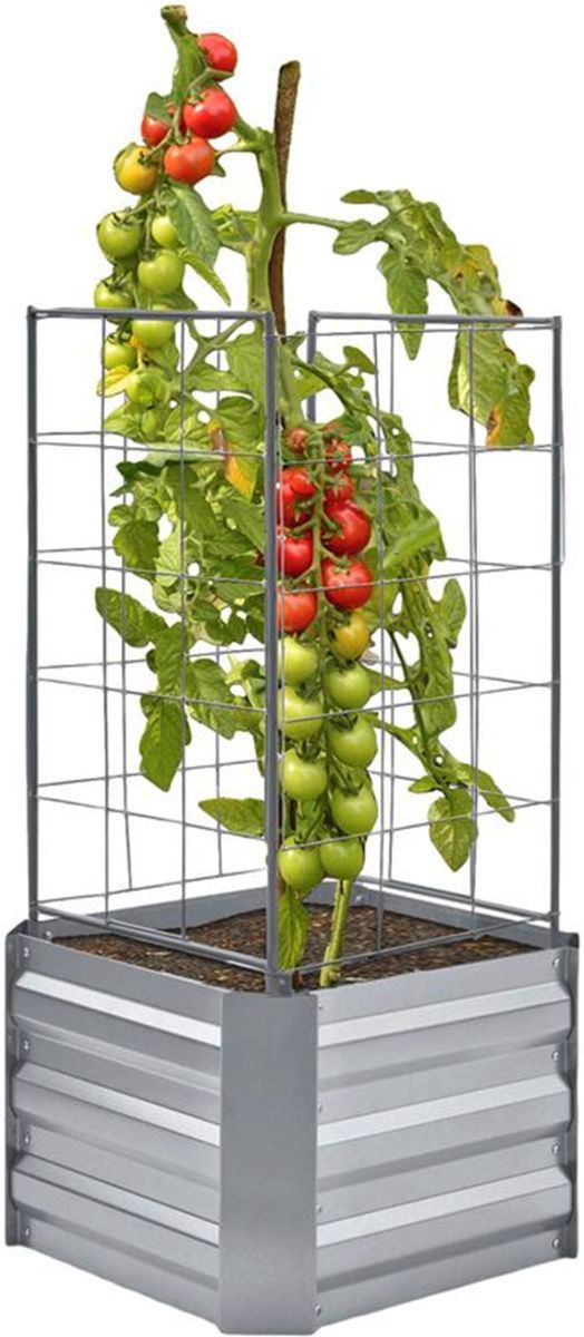 Beetumrandung mit Rankhilfe 92 cm hoch, 2er-Set Pflanzenbeet kaufen bei ...