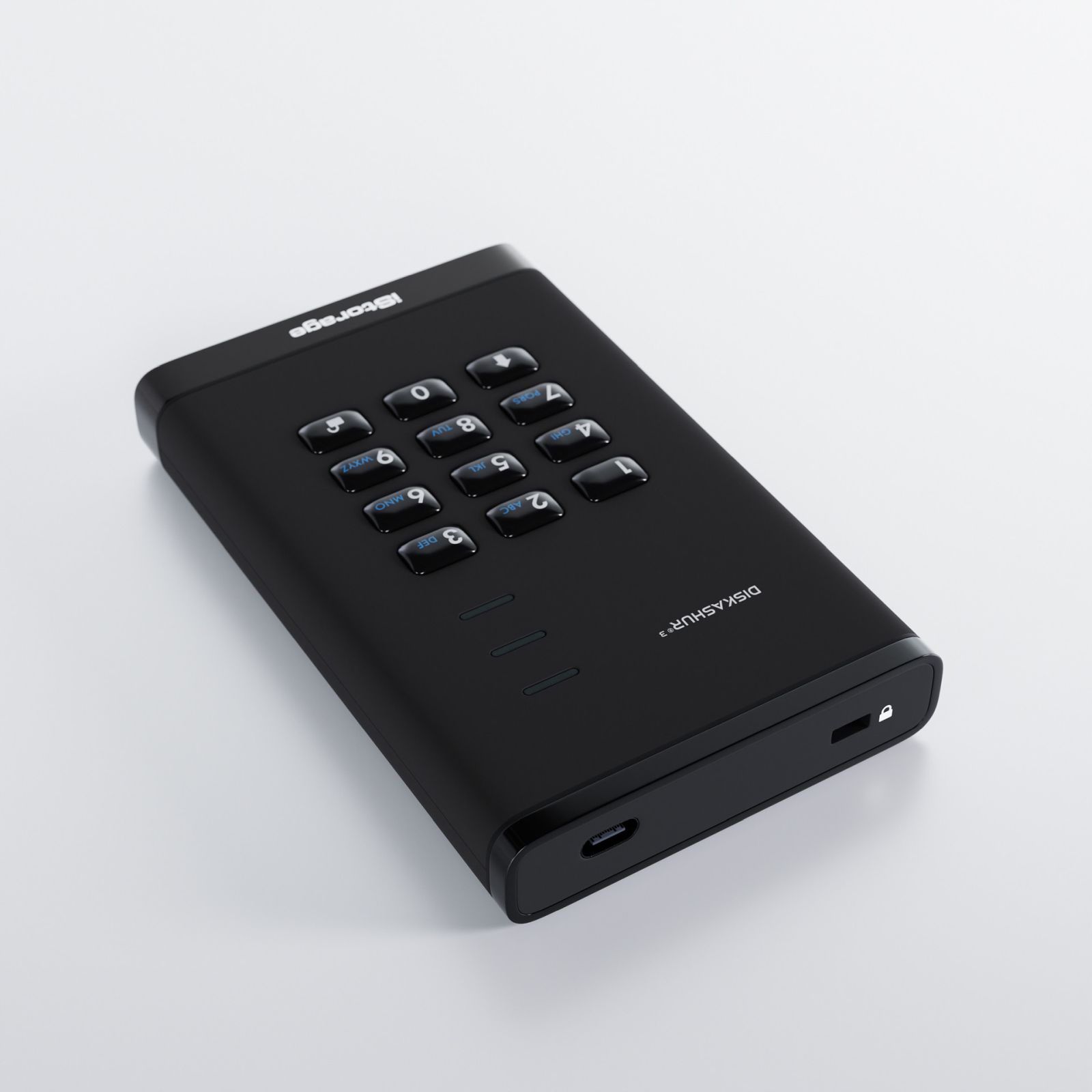 diskAshur3 4TB Black USB-C + USB-A / 2.5" / external HDD / Military ...