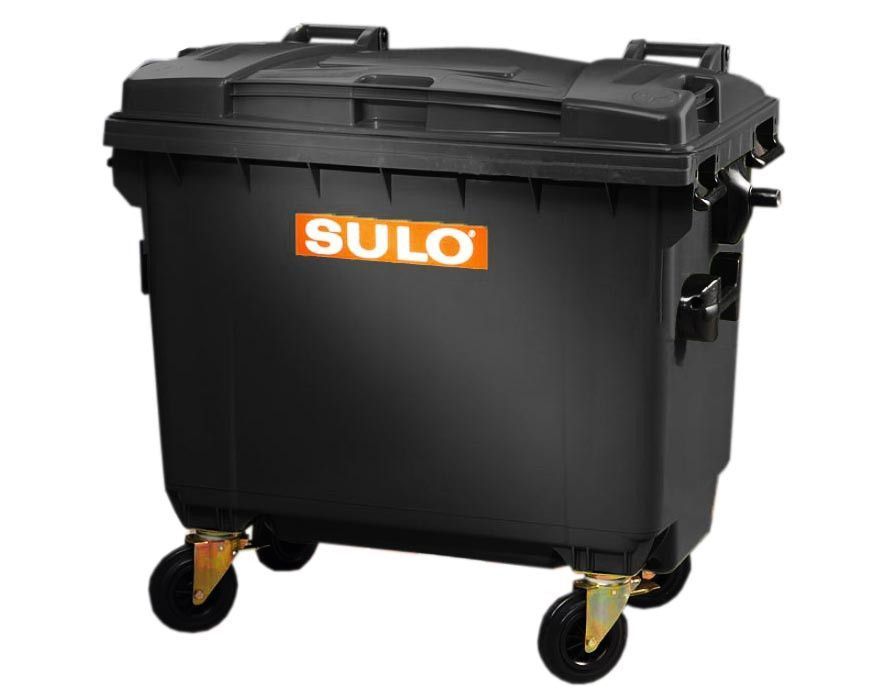 SULO Müllcontainer 660 und 1100 Liter Müllgroßbehälter Großmülltonne ...