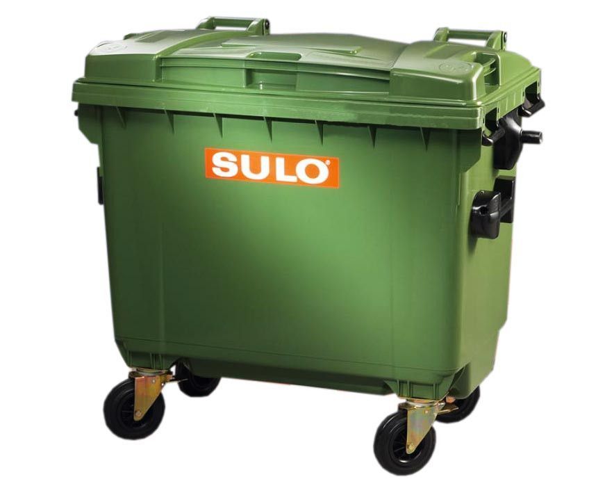SULO Müllcontainer 660 und 1100 Liter Müllgroßbehälter Großmülltonne ...