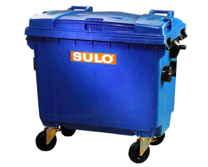 SULO Müllcontainer 660 und 1100 Liter Müllgroßbehälter Großmülltonne ...