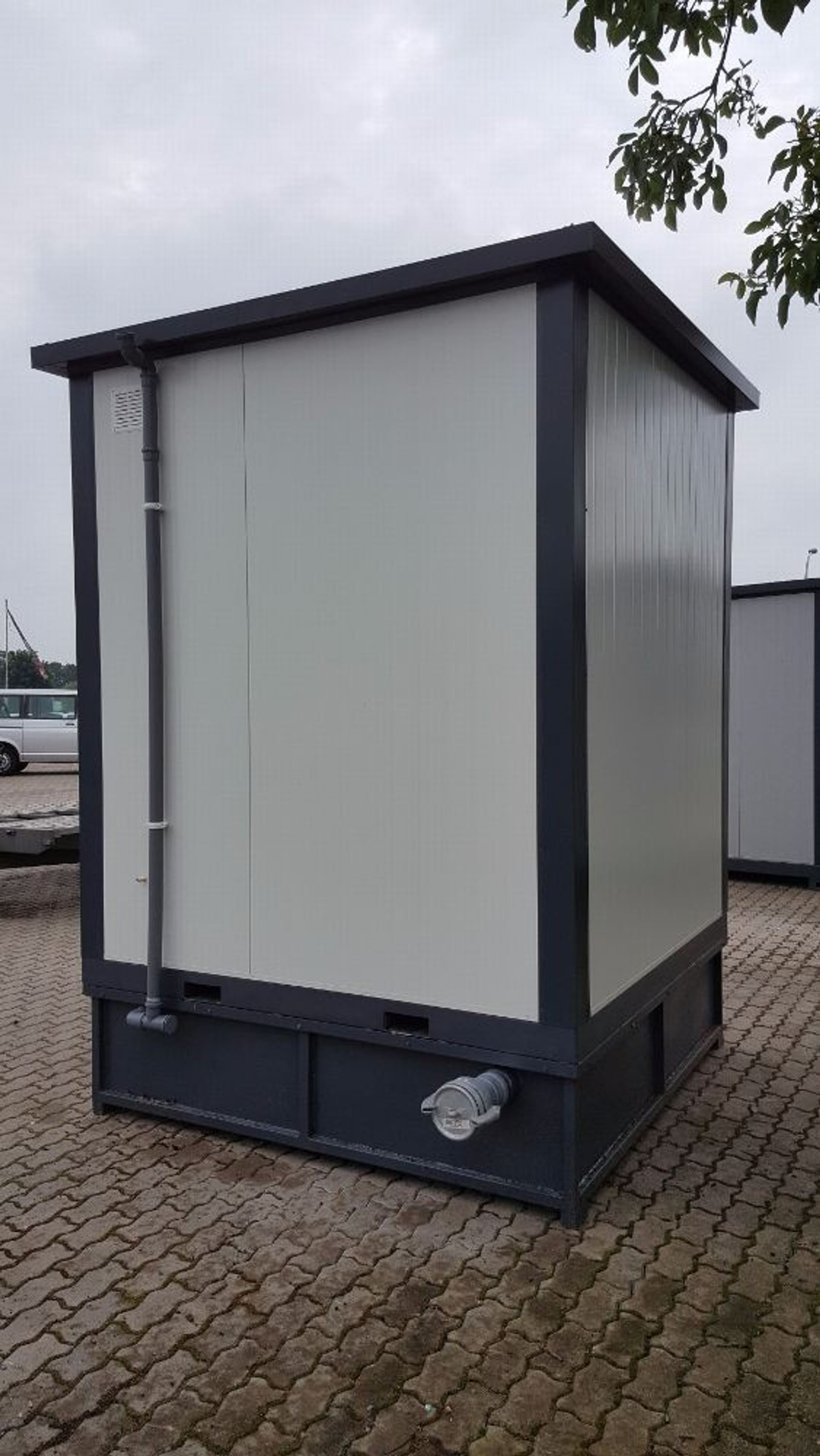 WC Container Toilette WC Box Kabine Sanitärcontainer mit Fäkalientank o ...