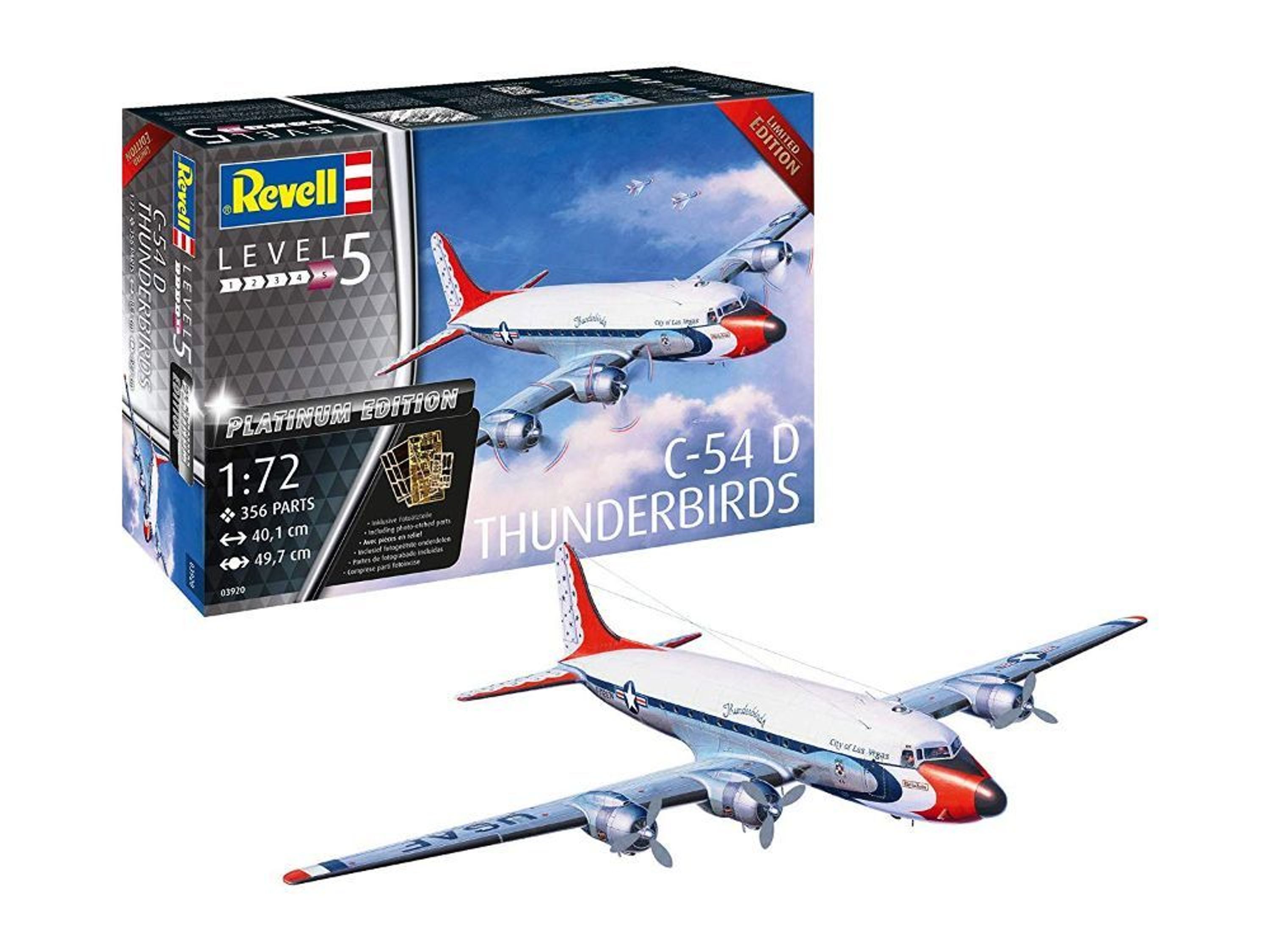 Revell 03920, C-54D Thunderbirds Platinum Edition , Flugzeugmodell 1:72 ...