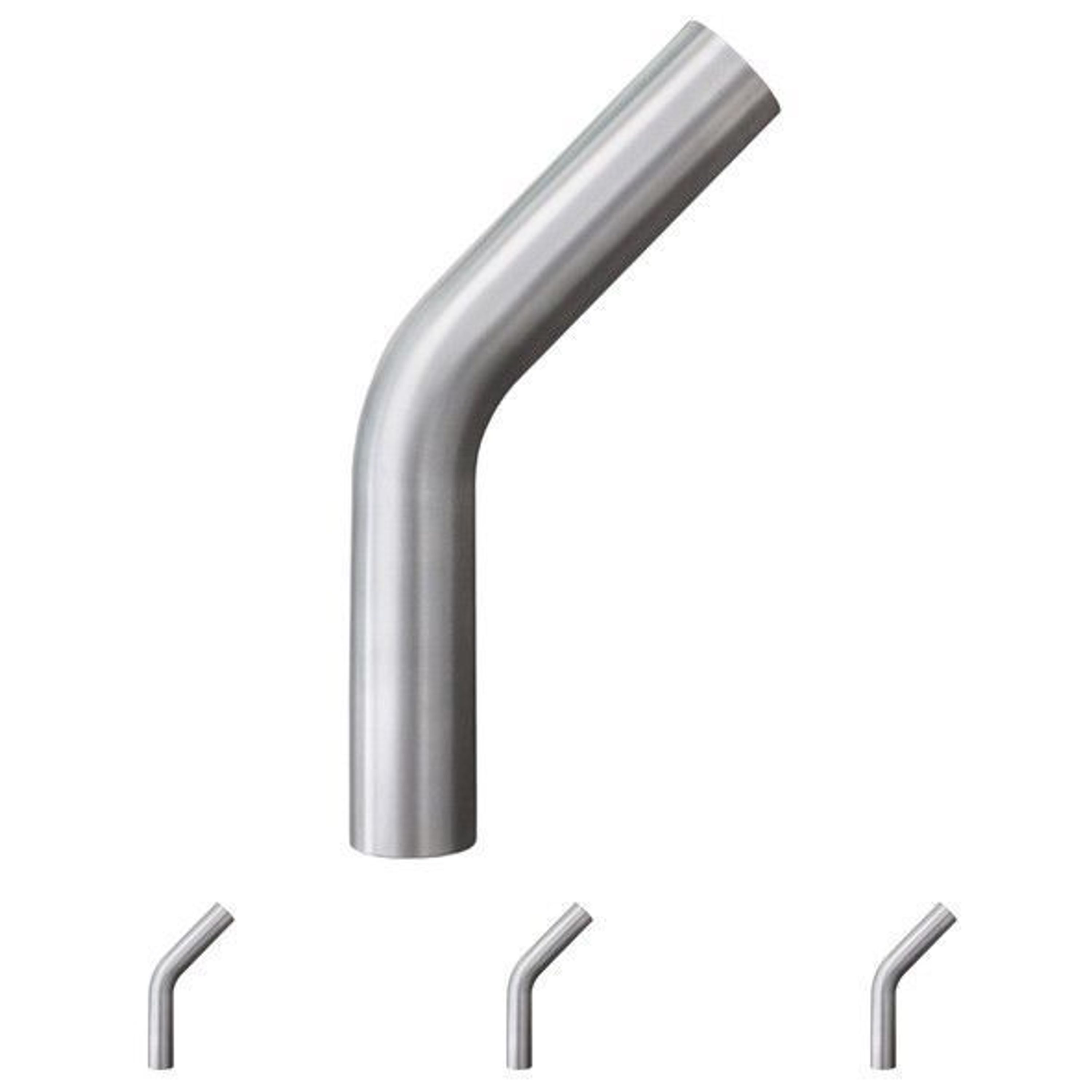 Rohrbogen Schweissbogen Edelstahl geschliffen nach dem Biegen V2A Bogen ...