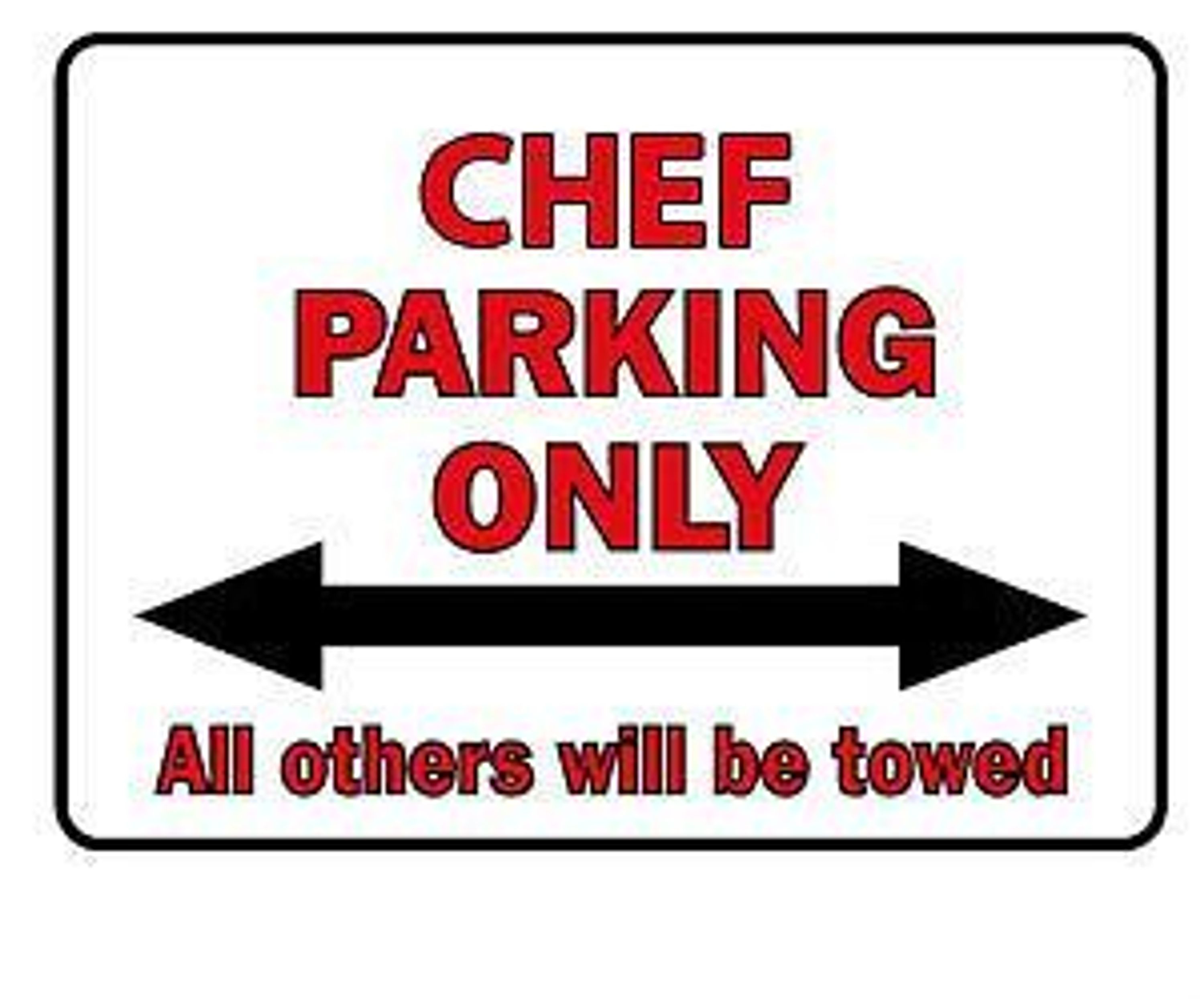 Hinweisschild - Chef Parking Only - 308735 - Gr. 40 x 30 cm kaufen bei ...