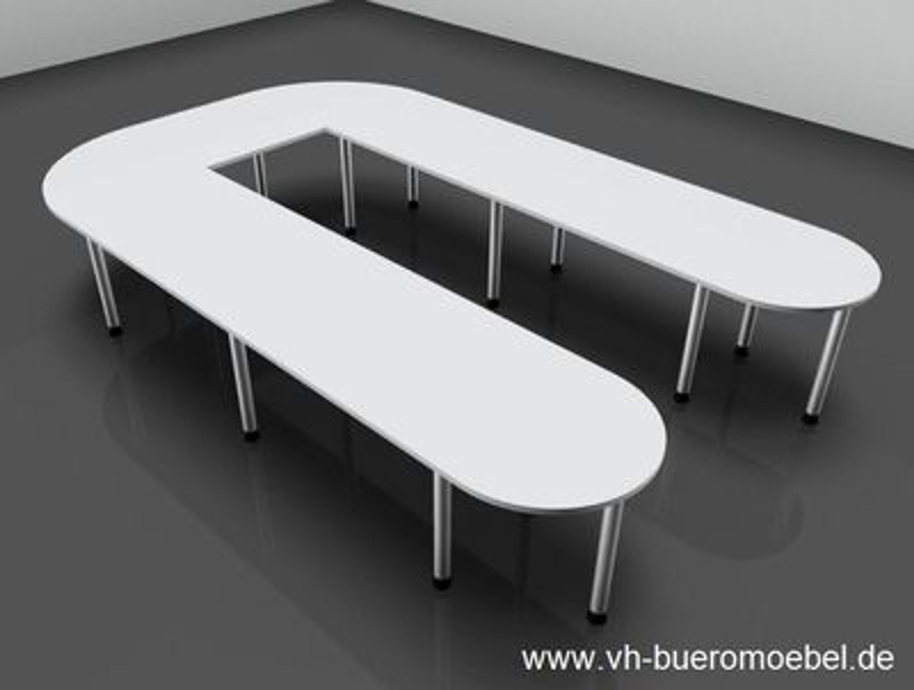 Konferenztisch Köln Besprechungstisch U-Form Schulungstisch Tisch 380 ...