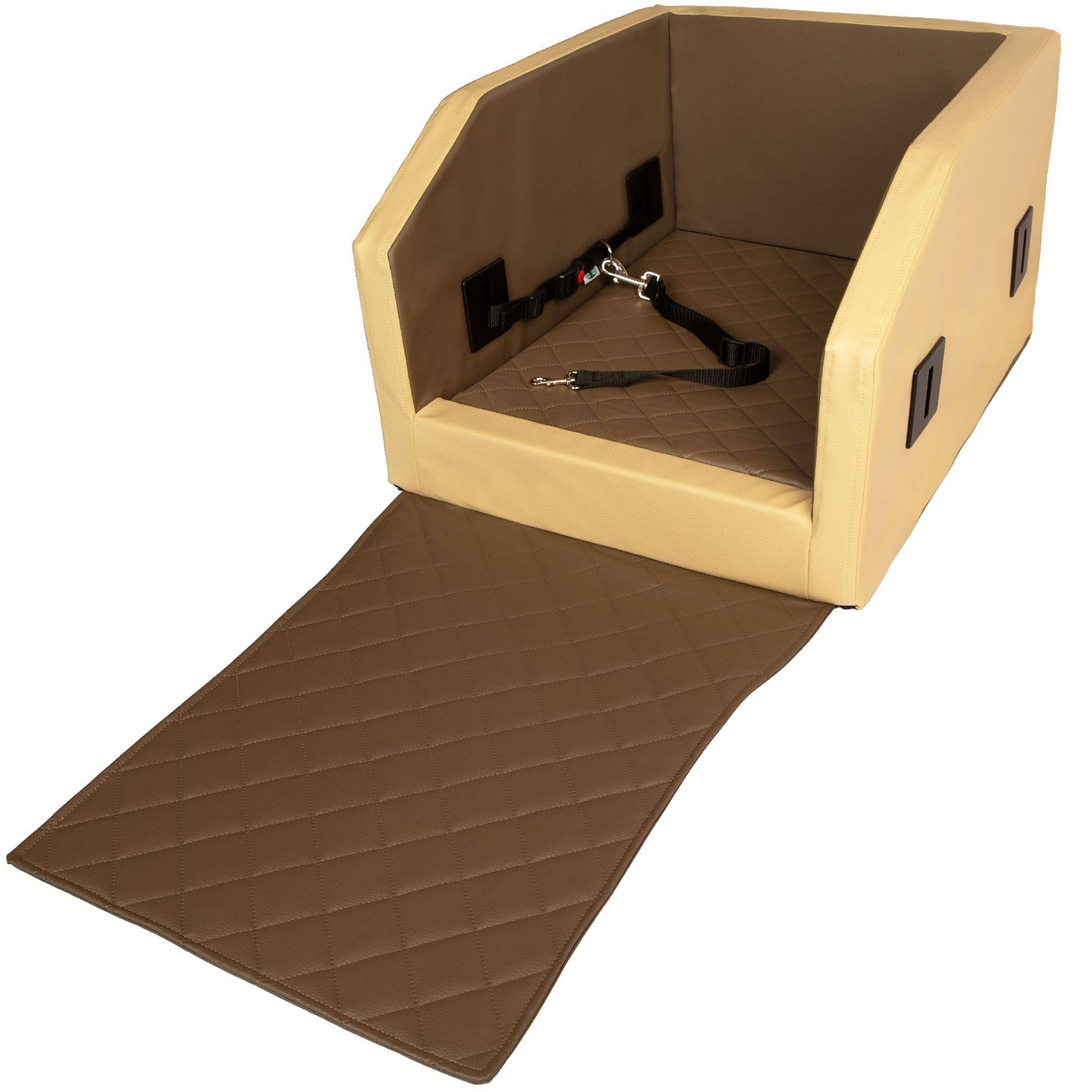 CopcoPet Rücksitz Autobett Gurt Autohundebett Transportbox Hundebett ...