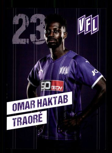 Omar Haktab Traore Autogrammkarte VFL Osnabrück 2021-22 Original ...
