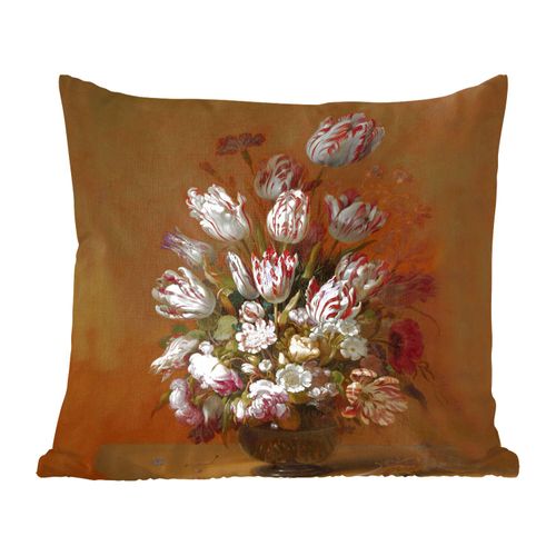 Zierkissen Sofakissen Dekokissen 60x60 Cm Stilleben Mit Blumen Gemälde Von Kaufen Bei