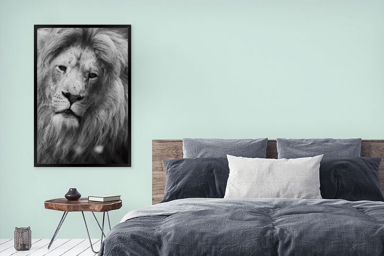 Poster - 80x120 cm - Porträt - Löwe - Profil kaufen bei Hood.de