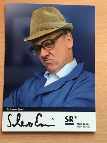 Erwin Scherer SR Moderator orig. signiert - TV FILM MUSIK #2110 ...