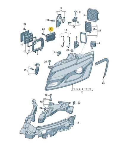 Neu OE Module LED TFL Tagfahrlicht Standlicht DRL LEAR- KOITO ...