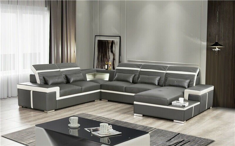 Sofas U Form Sofa Couch Polster Garnitur Wohnlandschaft Design Ecksofa ...