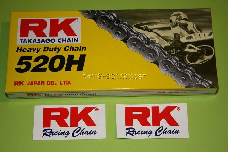 RK chain Antriebskette Kette 520H heavy duty street bis 250ccm 130 ...