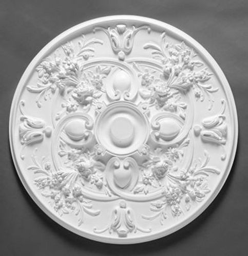 Casa Padrino Stuck Rosette 79 x 79 cm Deckenstuck Deckenrosette ...