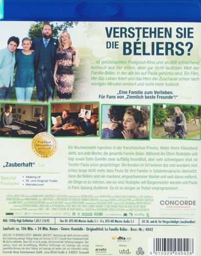 Verstehen Sie die Béliers? (Blu-ray) - Sony Music 4042 - (Blu-ray Video ...