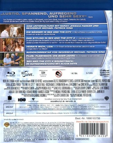 Sex And The City 2 (Blu-ray) - PLAION GmbH 1000165756 - (Blu-ray Video ...