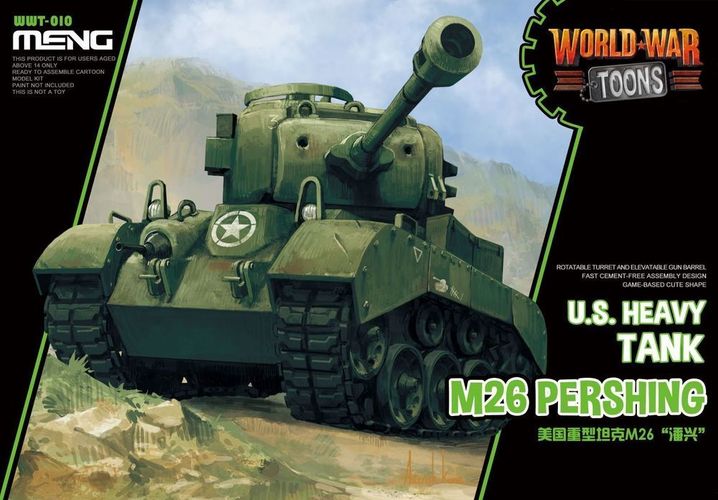 MENG-Model WWT-010 U.S. Heavy Tank M26 Pershing (CartoonMod - NEU ...