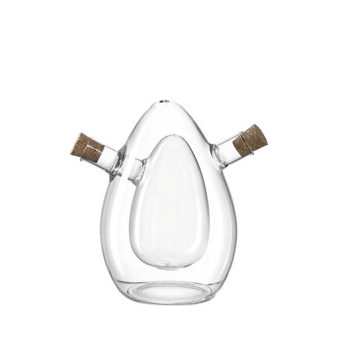 Leonardo Cucina Essig Öl Flasche 2in1 Glas Spender Menage Oval Set Klar ...