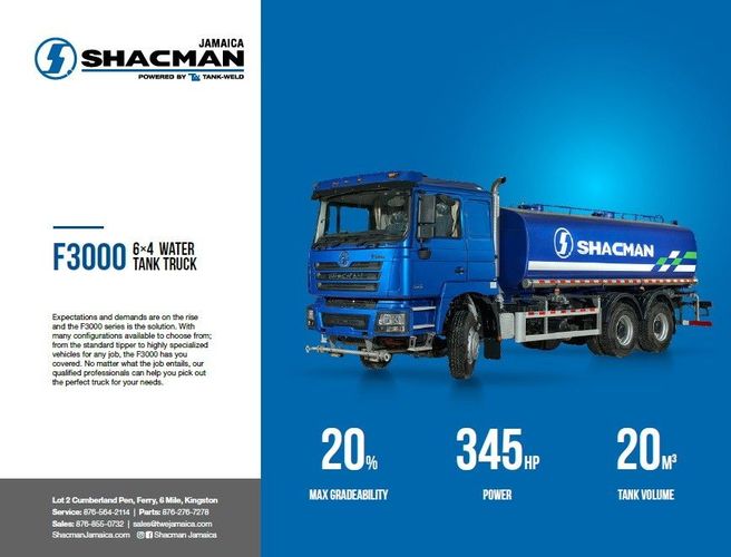 Shacman F3000 6x4 Water Tank Truck ( Jamaica ) 2025? , 2 Seiten kaufen ...