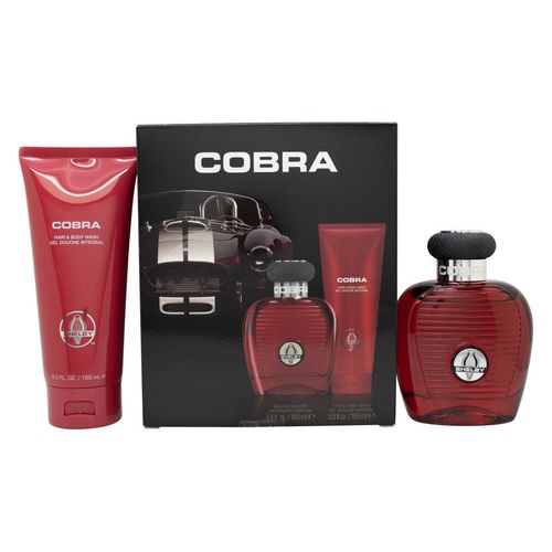 Carroll Shelby Red Cobra Gift Set 100ml EDT + 150ml Hair & Body Wash ...