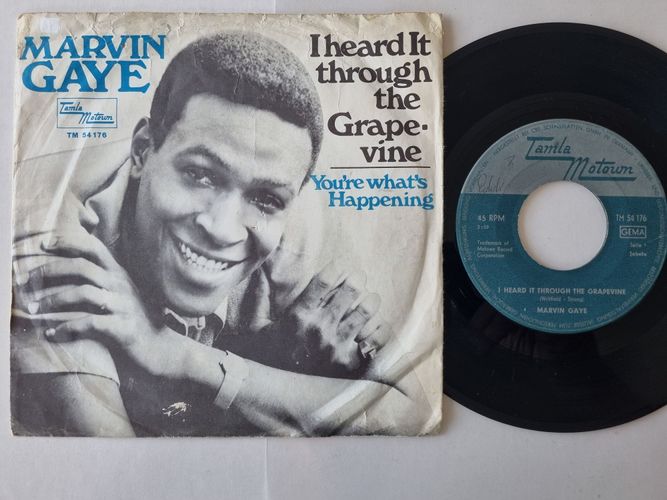 Marvin Gaye - I Heard It Through The Grapevine 7'' Vinyl Germany/ BAD ...