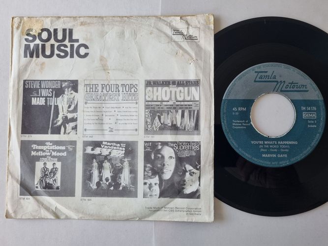 Marvin Gaye - I Heard It Through The Grapevine 7'' Vinyl Germany/ BAD ...