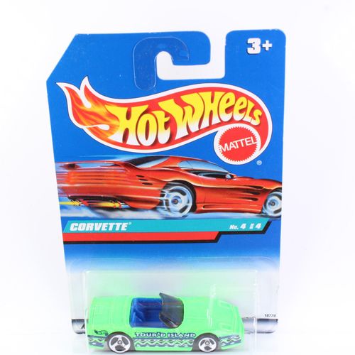 Hot Wheels 1998 - BLUE CARD Collector - CUSTOM Corvette - Tropicool ...