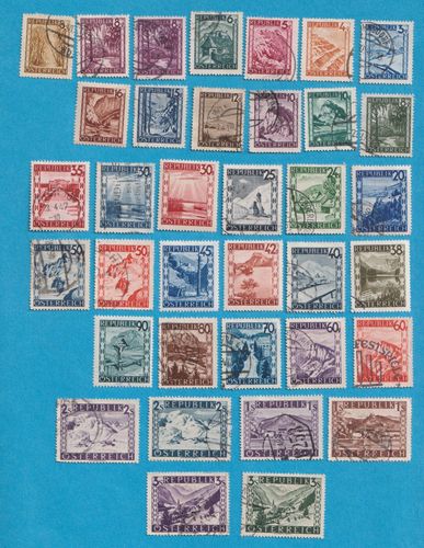 Österreich 1945 36 Werte aus Mi.738 - 769 gest kaufen bei Hood.de