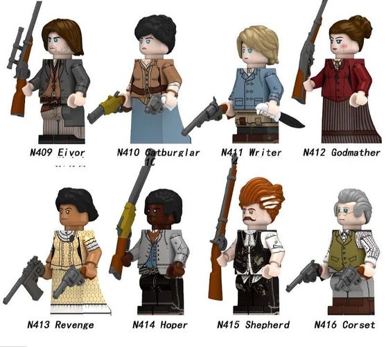 Red Dead Redemption Cowboy Figuren Bausteine Spielzeug Kind Videospiel ...
