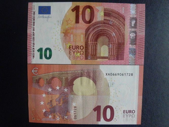 10 Euro Geldschein kassenfrisch 2014 XA Draghi kaufen bei Hood.de