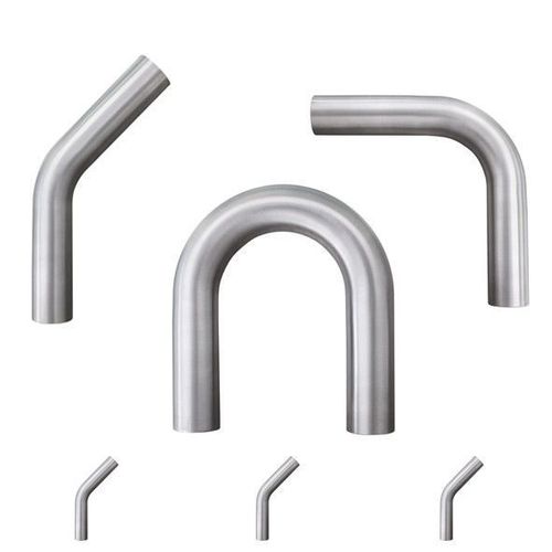 Rohrbogen Schweissbogen Edelstahl geschliffen nach dem Biegen V2A Bogen ...