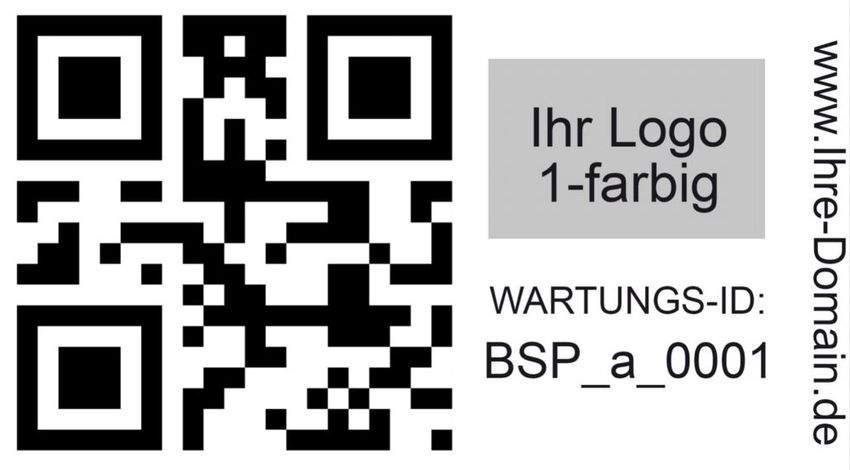 QR-Code Etiketten fortlaufende Nummer - Barcode Inventar Aufkleber ...