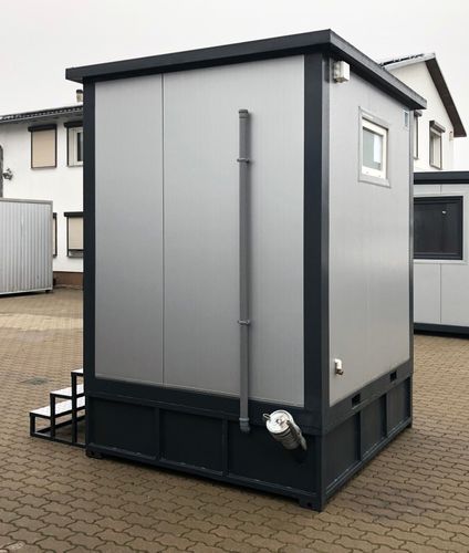 WC Container Toilette WC Box Kabine Sanitärcontainer + Fäkalientank ...
