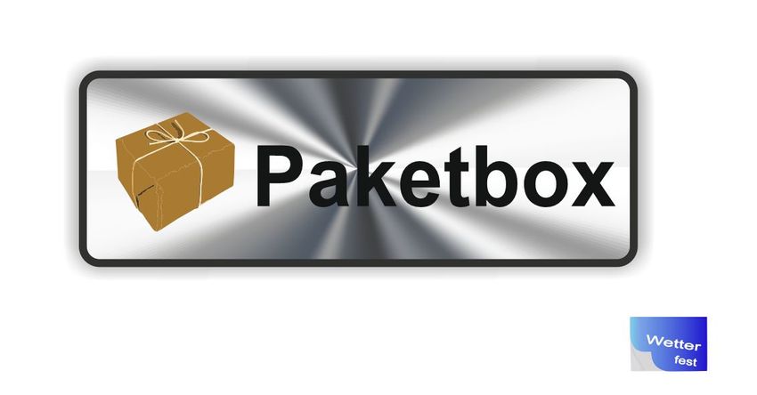 Paketbox Aufkleber Pakete Box Kennzeichnung Paket Box Aufkleber (R34/5 ...
