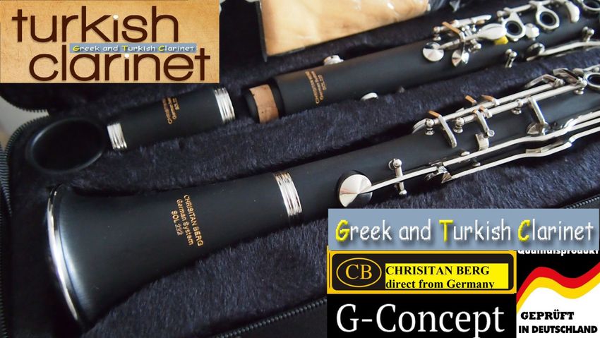 Klarinette G SOL Klarnet Turkisch Clarinet SOL et sol major Clarinette ...