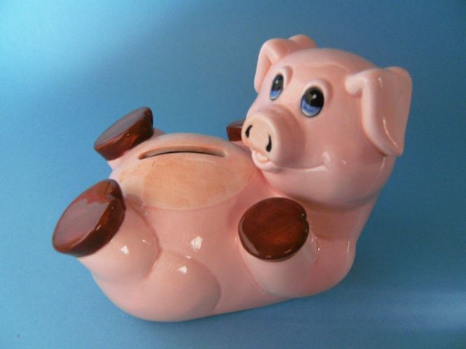 Spardose Schwein 14cm Schweine Ferkel Sau Spardosen Sparkasse ...